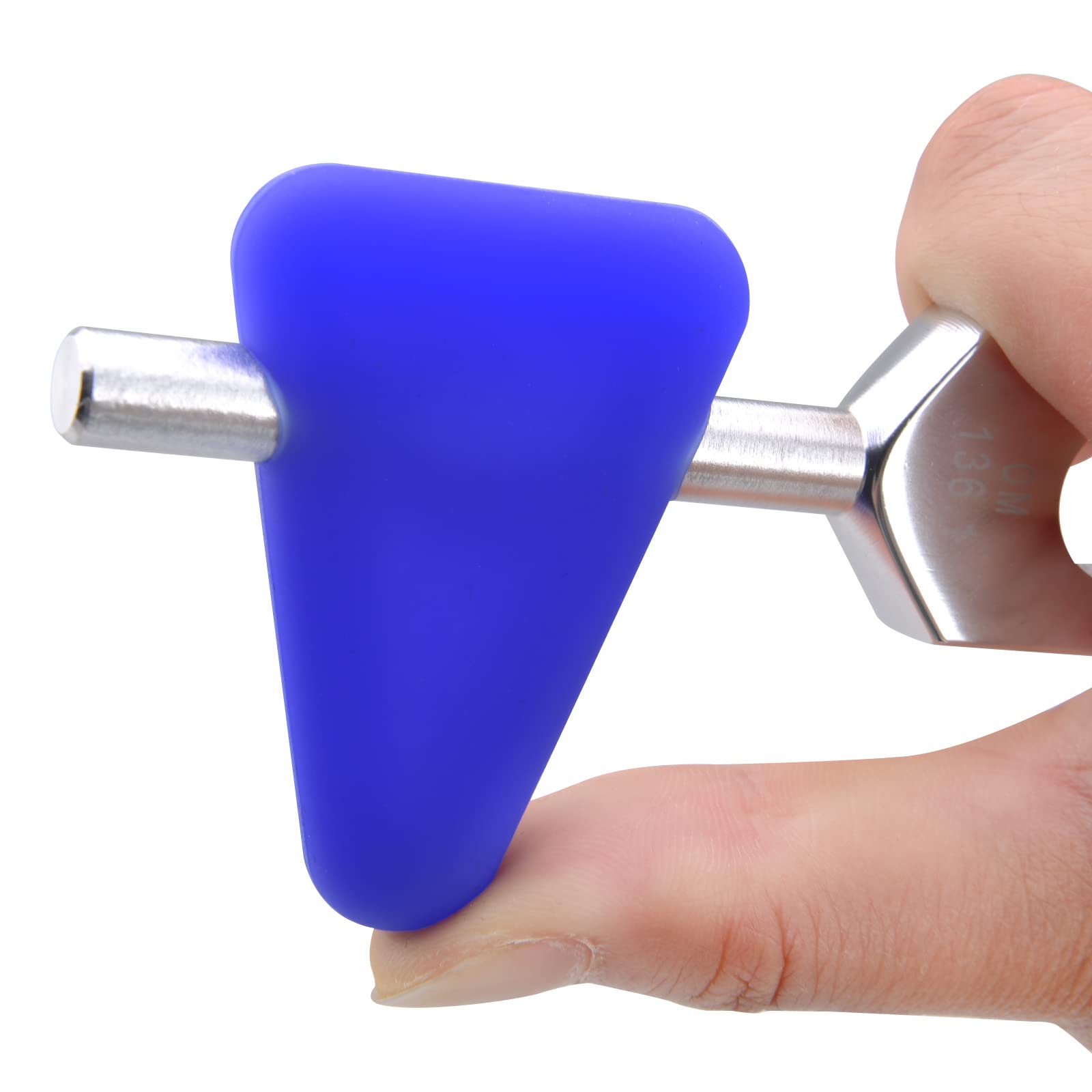 528 Hz Tuning Fork Medical, Aluminum Alloy Tuning Fork,Non-Magnetic Material Delivers Clear Tones,Solfeggio Tuning Forks for Healing Comes With a Box,Silicone Hammer,Cleaning Cloth and Triangle Rubber