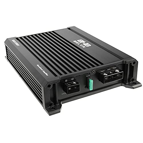 Belva BXA15001 1500W Peak BX-Series 2-Ohm Stable Class-A/B Monoblock Car Audio MOSFET Amplifier with Remote Subwoofer Level Control