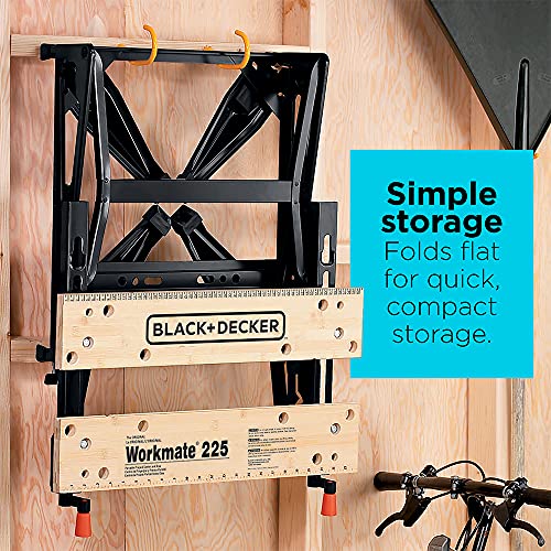 BLACK+DECKER Portable Work Bench and Vise (WM225-A)