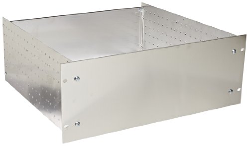 BUD Industries RM-14213 Aluminum Rackmount Chassis 19" L x 17.19" W x 6.97" H, Natural