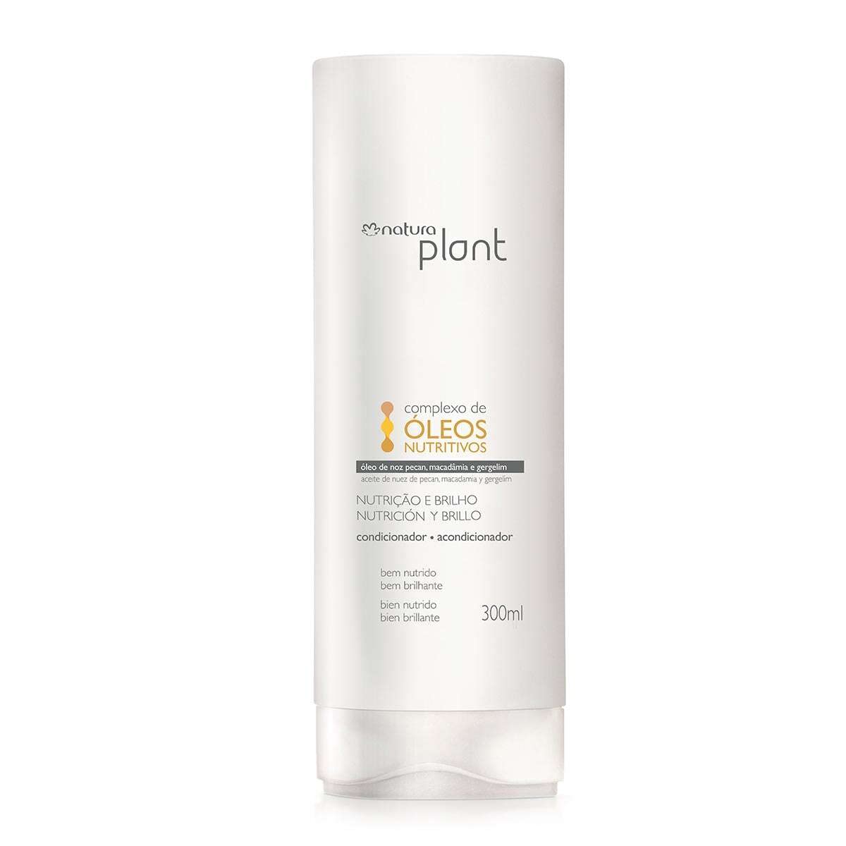 Linha Plant (Nutricao e Brilho) Natura - Condicionador 300 Ml - (Natura Plant (Nourishing & Bright) Collection - Conditioner 10.14 Fl Oz)