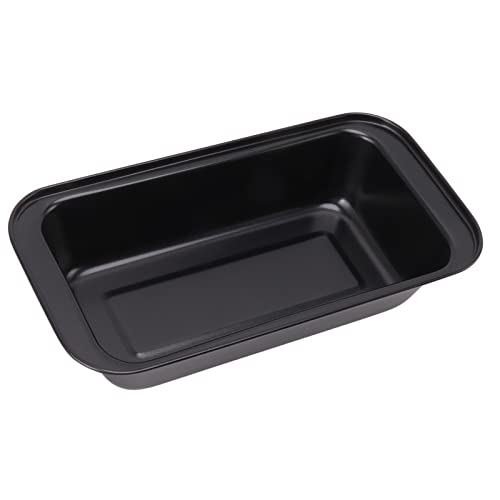 Baking Loaf Bread Pan, 3PCS Black Rectangular Mould Pan Fast Heat Conduction for Home Kitchen
