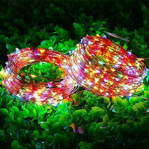 Christmas Lights,USB 8 Modes Remote LED String Lights, Fairy Light Outdoor, for Patio Garden Home Christmas Tree Wedding Decoration(30M)