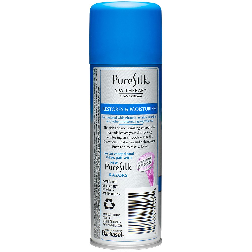 Pure Silk Spa Therapy Shave Cream by for Women, Dry Skin, 7.25 Oz