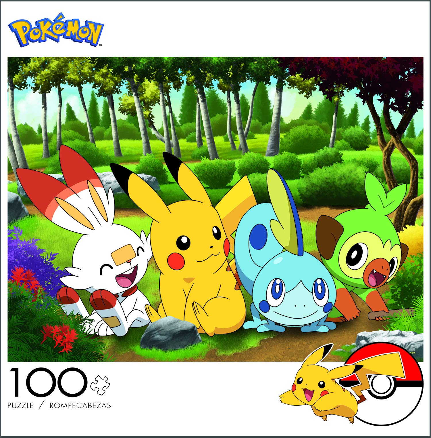Buffalo Games - Pokemon - Galar Friends - 100 Piece Jigsaw Puzzle