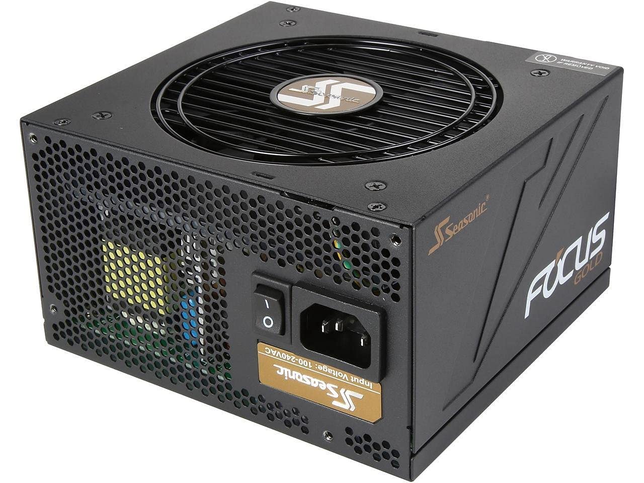 Seasonic FOCUS 750 Gold SSR-750FM 750W 80+ Gold ATX12V & EPS12V Semi-Modular 7 Year Warranty Compact 140 mm Size Power Supply