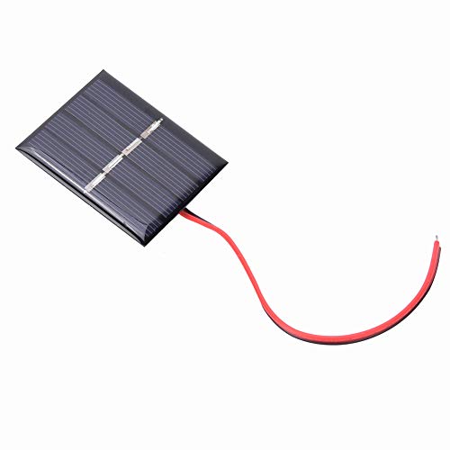 4Pcs 0.36W 2V Solar Panel Charging Power Board and Electronic Line for Small Power Appliances