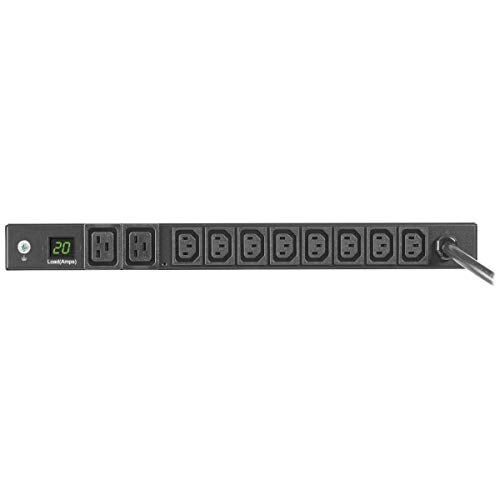 Tripp Lite PDU Metered 8 C13 2 C19 3.2/3.8kW 208/240V L6-20P 6ft Cord 1URM (PDUMH20HVL66)