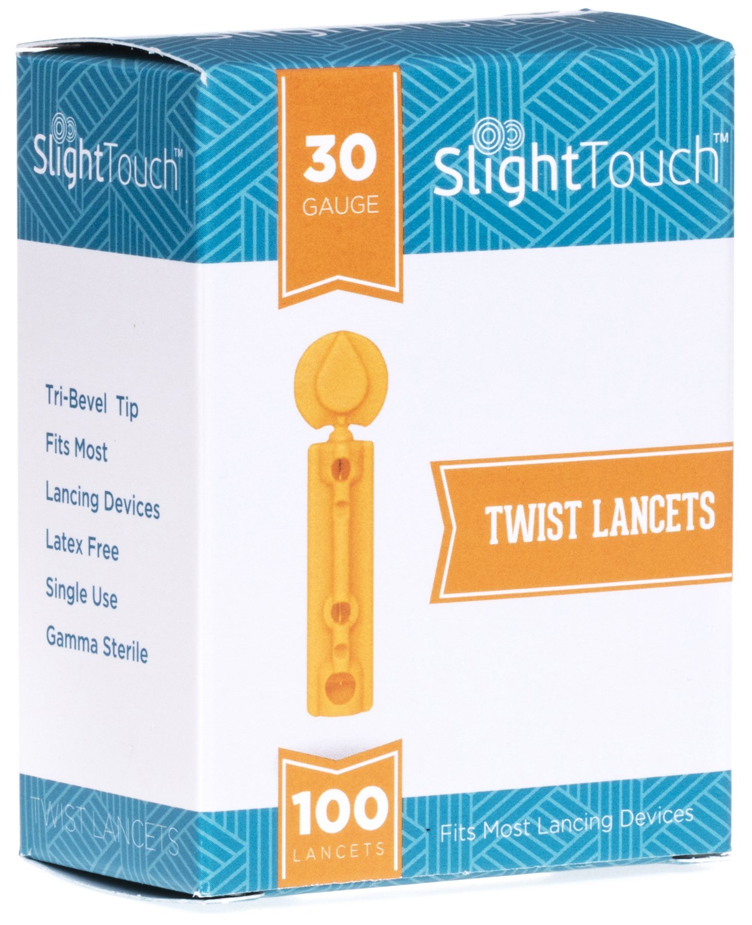 Easy Touch Diabetes Testing Kit - Easy Touch Meter, 100 Easy Touch Blood Glucose Test Strips, 100 Slight Touch Lancets 30g, Lancing Device and 100 Easy Comfort Alcohol Pads