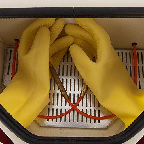 Aries Outlets Lab Sandblaster with 2 Pen + 2 Tanks Large View Window Machine