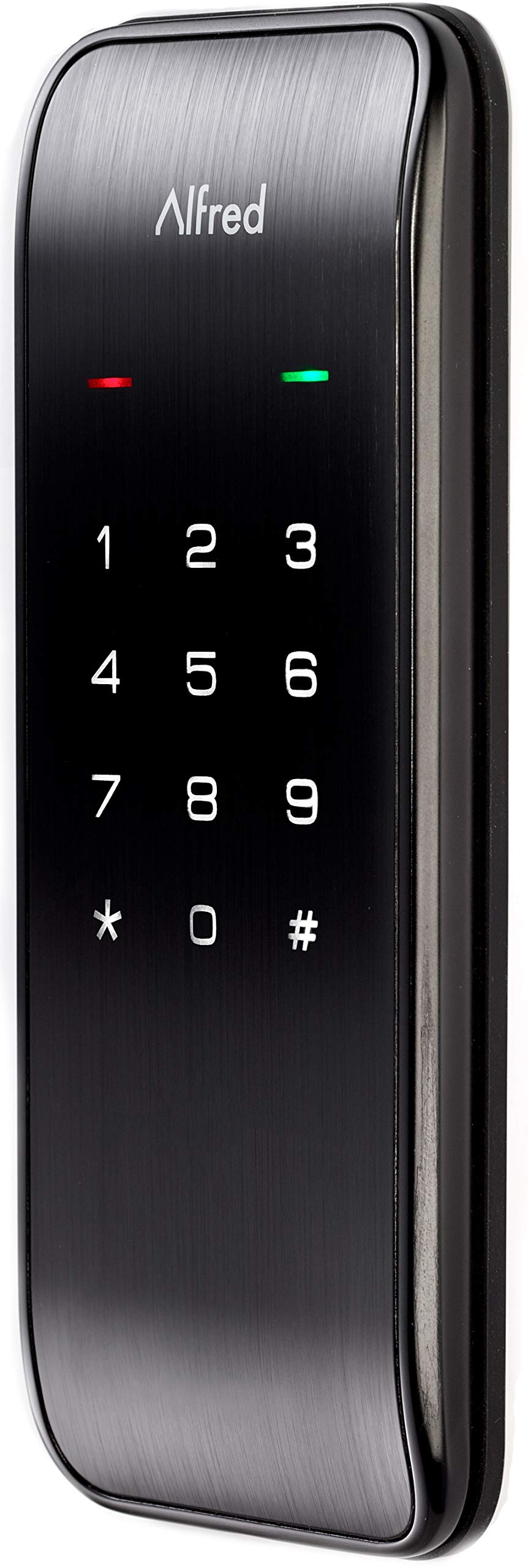 Alfred DB2 Smart Door Lock Deadbolt Touchscreen Keypad, Pin Code + Bluetooth, Up-to 20 Pin Codes (Black)