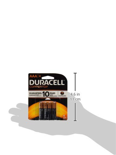 Duracell Coppertop AAA Batteries, 4-Count (Pack of 2)