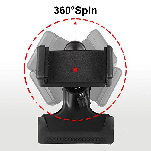 Mr.Power Guitar Bass Head Phone Holder Live Broadcast Bracket Clip Compatible with iPhone, Compatible with Samsung Smart Phones (Guitar Head Phone Holder)
