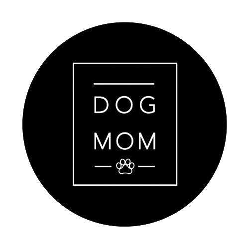 Rescue Dog Mom, Dog Lover Paw Print PopSockets Swappable PopGrip