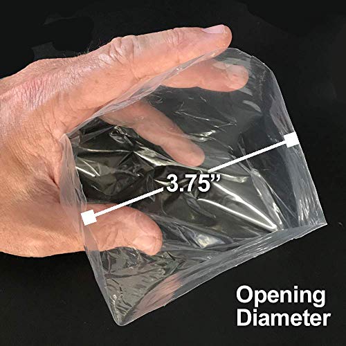RESILIA Plastic, Leak-Proof Shipping Bags for Live Fish - 6" x 16" 002 mil, Double Bottom Seal, for Freshwater & Saltwater Fish, Case of 1000