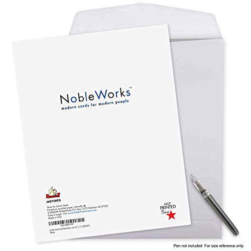 NobleWorks - As You Retire - Business, Teacher, Coworker Humor Retirement Card with Envelope (Big 8.5 x 11 Inch) J6875RTG