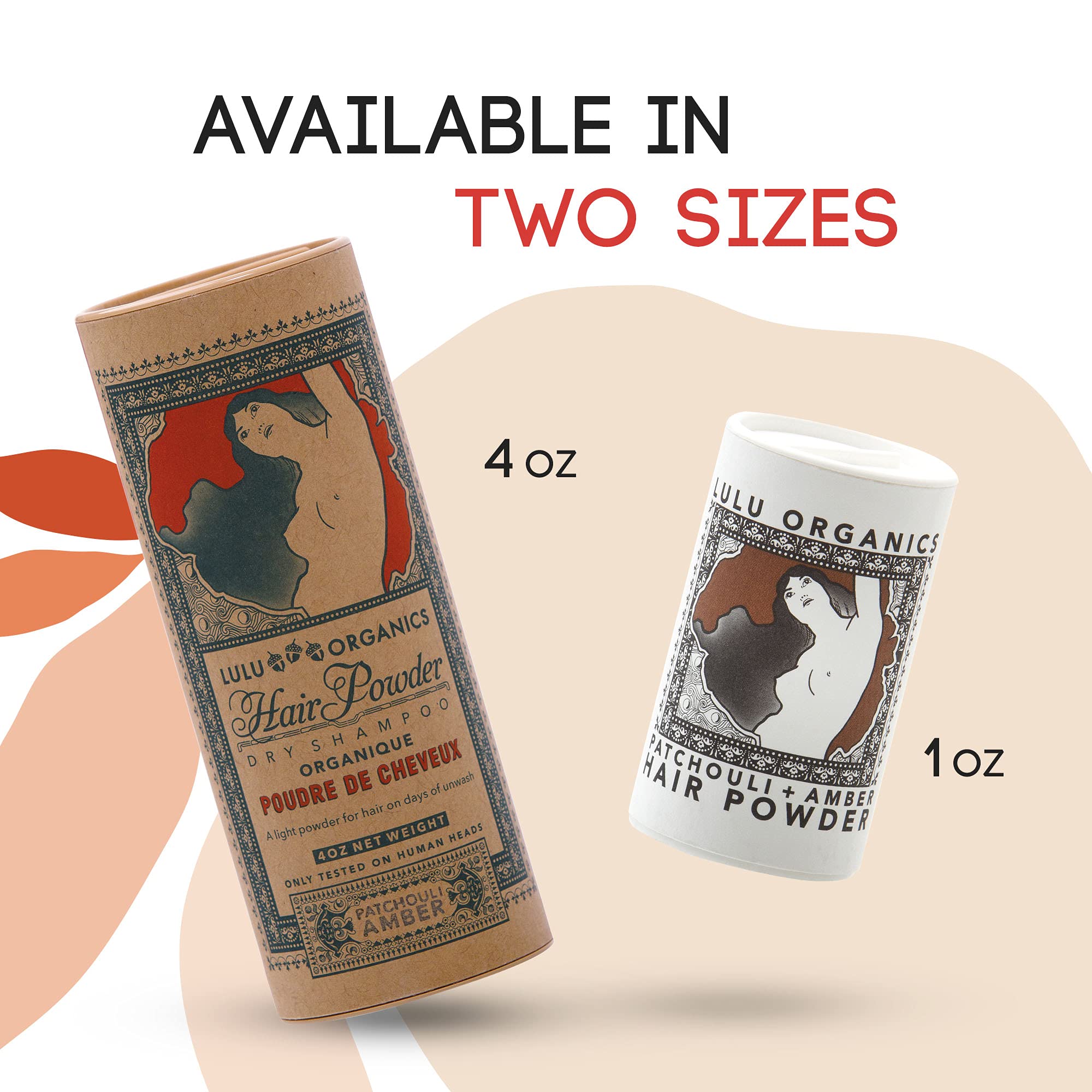 Lulu Organics Patchouli & Amber Hair Powder/Dry Shampoo - 4 oz
