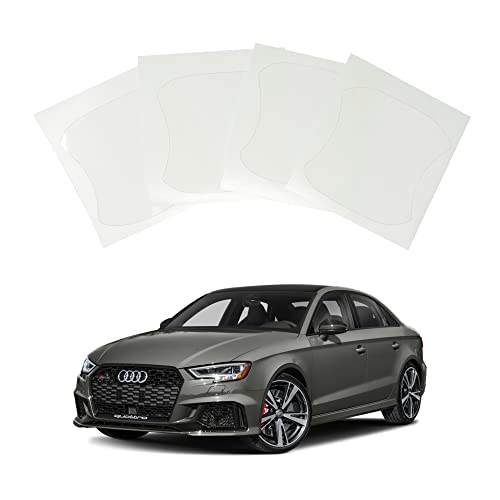 YelloPro Custom Fit Door Handle Cup 3M Anti Scratch Clear Bra Paint Protector Film Cover Self Healing Guard Kit for 2017 2018 2019 2020 Audi A3, S3, RS3 Sedan