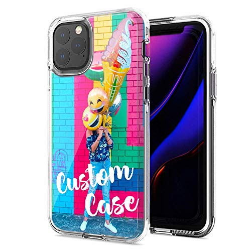 MUNDAZE Design Your Own iPhone Case, Dual Layered Personalized Photo Phone case for iPhone 11 Pro Max Custom Case