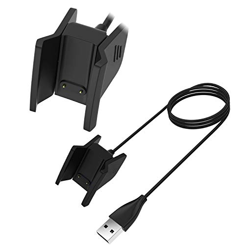 KingAcc Compatible for Fitbit Alta HR Charger, 1-Pack 3.3ft/1m Replacement USB Charging Cable Cradle Dock Adapter for Fitbit Alta HR Fitness Wristband Smart Fitness Watch(Not for Alta)