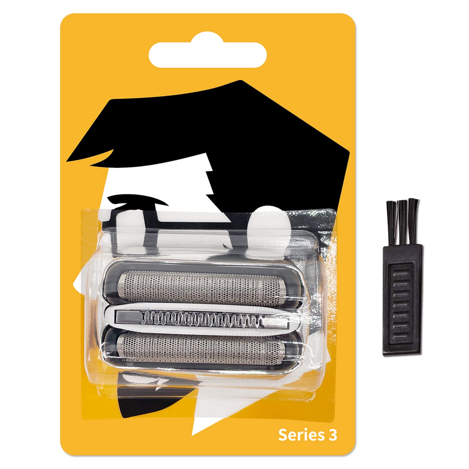 Aijen 3 Series 32s Shaver Replacement Heads - Compatible with Series 3 Replacement Heads - Compatible with 3 Series Models 3000s, 3010s, 3040s, 3050cc, etc., Silver