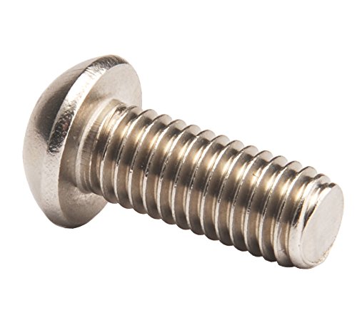 M4 x 6mm Pin in Head Torx Screws,304 Stainless Steel Pin Torx Button Head Security Screws,Right Hand Threads,Metric,100-pieces