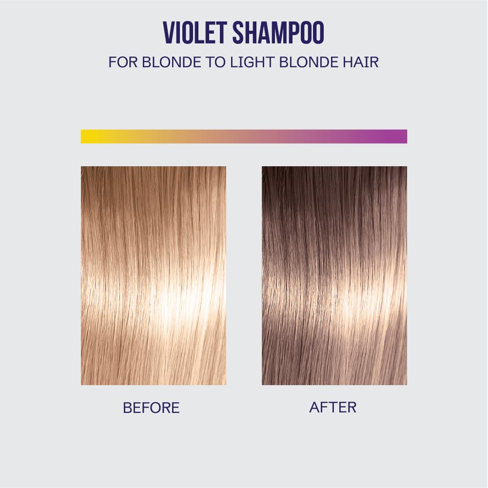 Oligo Professionnel - Blacklight Violet Shampoo - Sulfate-Free Purple Shampoo for blondes - Vegan - Eliminate Yellow Tones - Refresh Faded Highlights - Argan oil - Hydrating Formula - 8.5oz