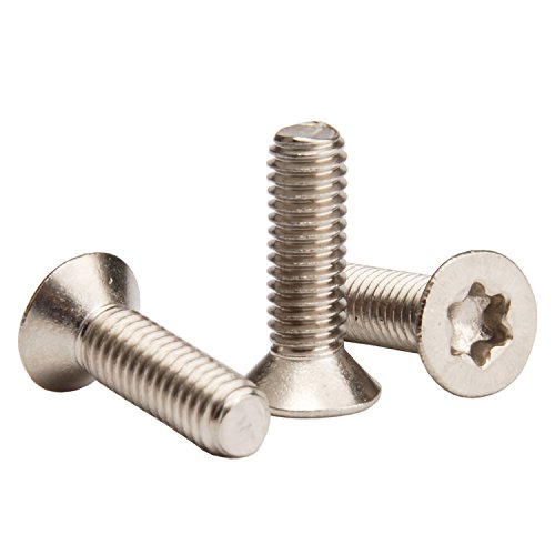 M5 Flat Head Torx Screws,Countersunk Head Torx Screws,Full Thread,Pack of 50-Piece (M5 x 16 mm)