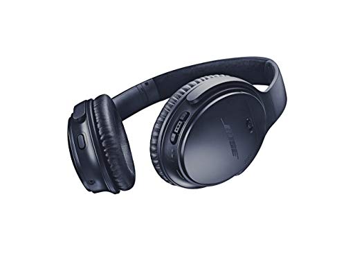 Bose QuietComfort 35 (Series II) Wireless Headphones, Noise Cancelling, with Alexa voice control β Triple Midnight (Renewed)