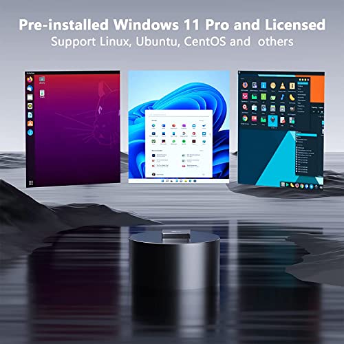 AEROFARA Mini PC Aero 2 Pro Desktop Computers with Intel 11th Celeron N5105 Processor 8GB RAM 512GB SSD,4K UHD Graphics,USB3.0, HDMI W11 PRO