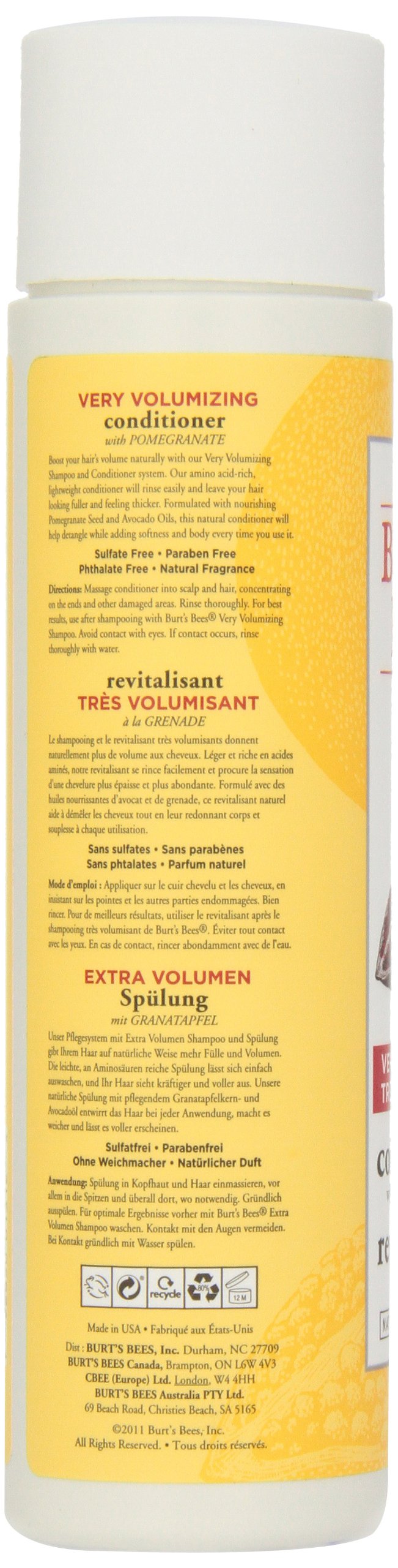 BURTS BEES Pomegranate Conditioner, 295 ML