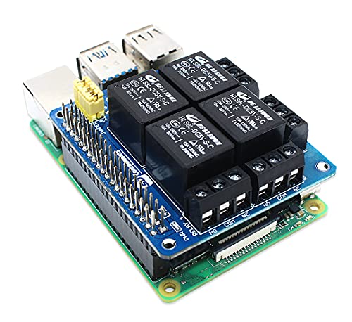 PiRelay EXPANSION BOARD FOR RASPBERRY PI Raspberry Pi A+/B+/2B/3B/3B+ Loads up to 240VAC/7A,125VDC/10A by SB Components