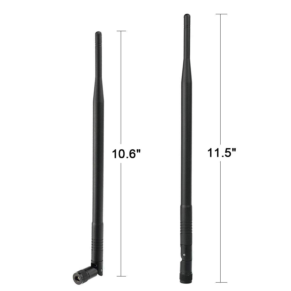 Eightwood 5dBi 4G LTE Rubber Duck Antenna SMA Male Plug for 4G Router Wireless Home Phone