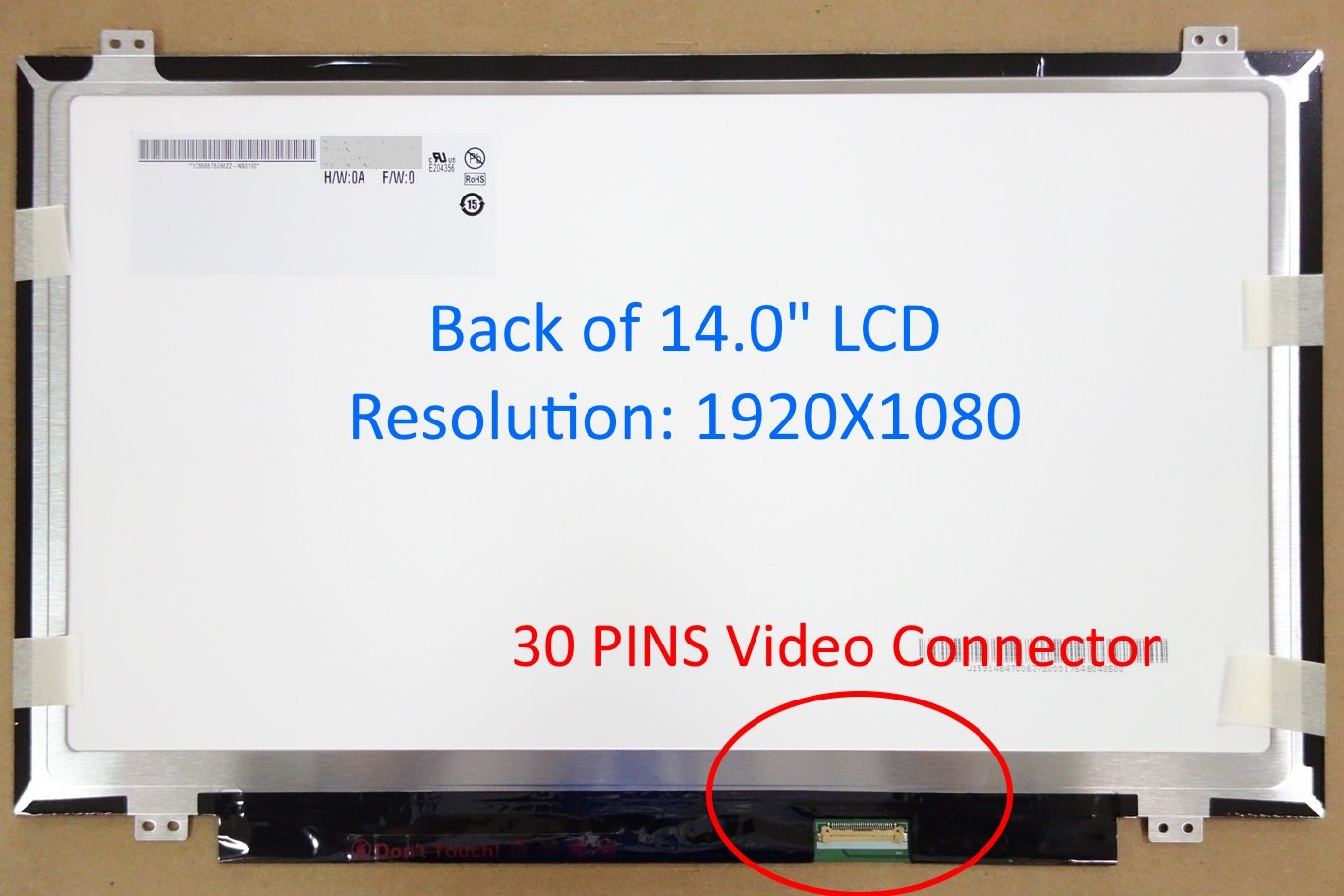 Fullcom New 14.0 inch Screen/Panel Compatible with Aspire 1 A114-31-C4HH FHD 1920X1080 Laptop Replacement LED LCD