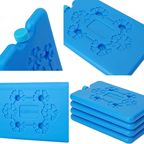 6 Pack Blue Ice Packs for Lunch Box ,Original Cool Pack, Slim & Long-Lasting Ice Pack for your Lunch or Cooler Bag