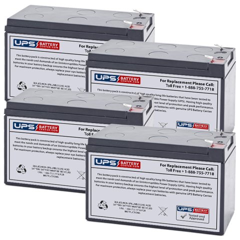 Emerson-Liebert GXT3 1500 UPS (GXT3-1500RT120) Compatible Replacement Battery Set