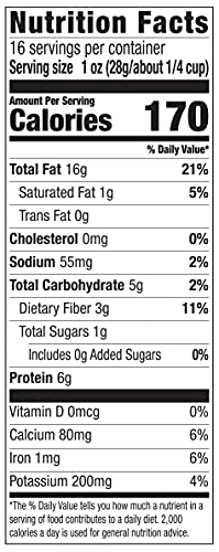 Amazon Brand - Happy Belly Roasted & Lightly Salted Almond, 24 ounce (pack of 1)