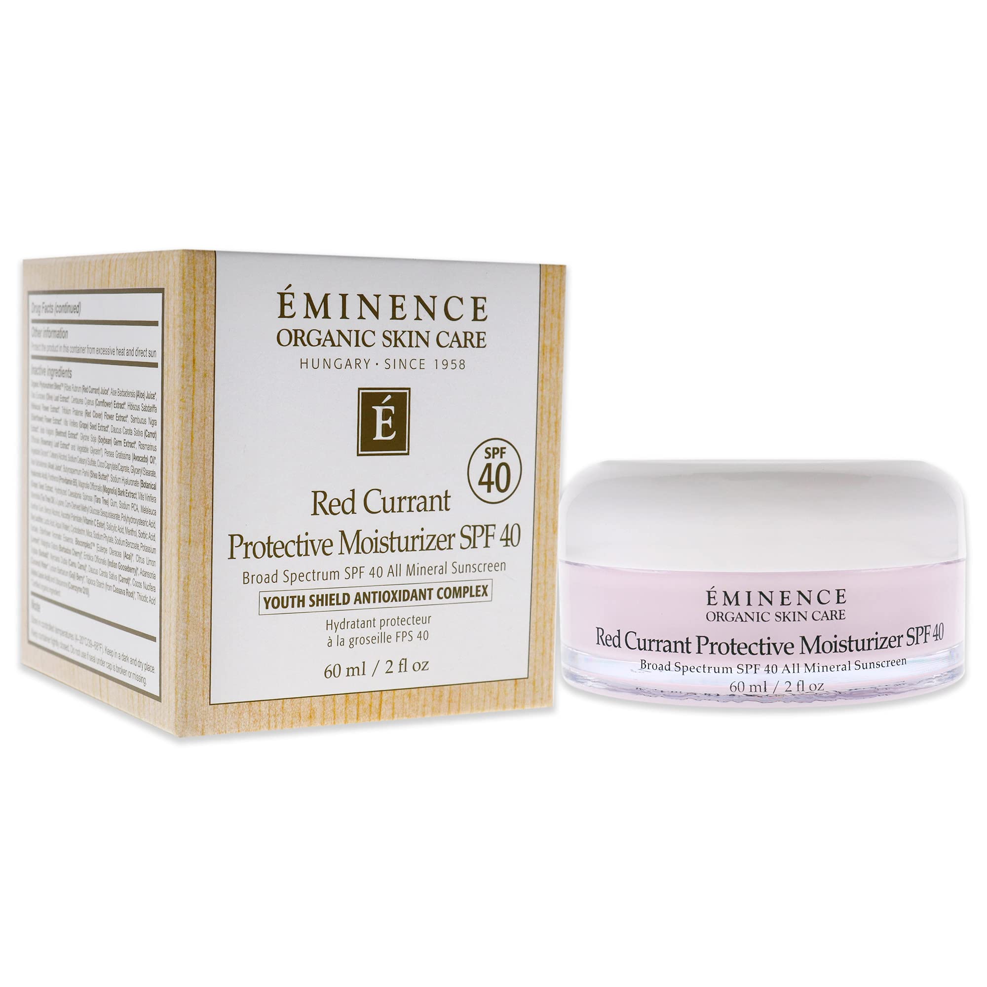 Eminence Red Currant Protective Moisturizer Spf 30 Sunsceen for Unisex, 2 Ounce