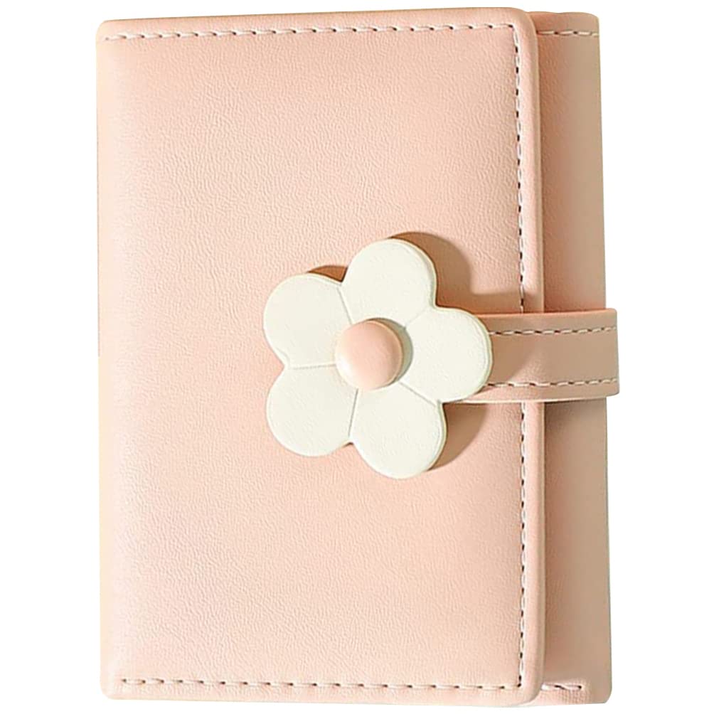 ABOOFAN Wallet Women Cute Flower Wallet for Girls Women Small Tri-Fold Wallet Cash Pocket Belt Bag