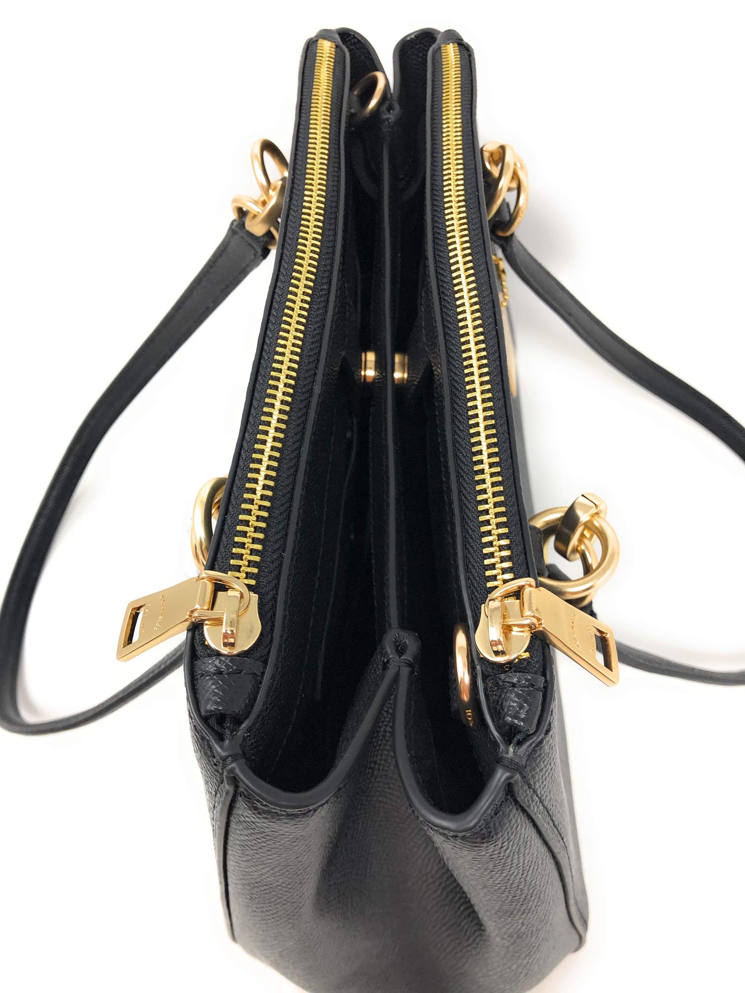 Coach Etta Carryall Crossbody Shoulder Handbag Purse F76938 (IM/BLACK), Large