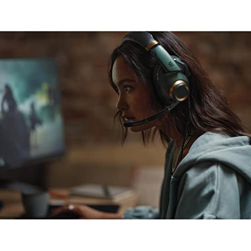 EPOS H6Pro - Closed Acoustic Gaming Headset with Mic - Over-Ear Headset β Lightweight - Lift-to-Mute - Xbox Headset - PS4 Headset - PS5 Headset - PC/Windows Headset - Gaming Accessories (Green)