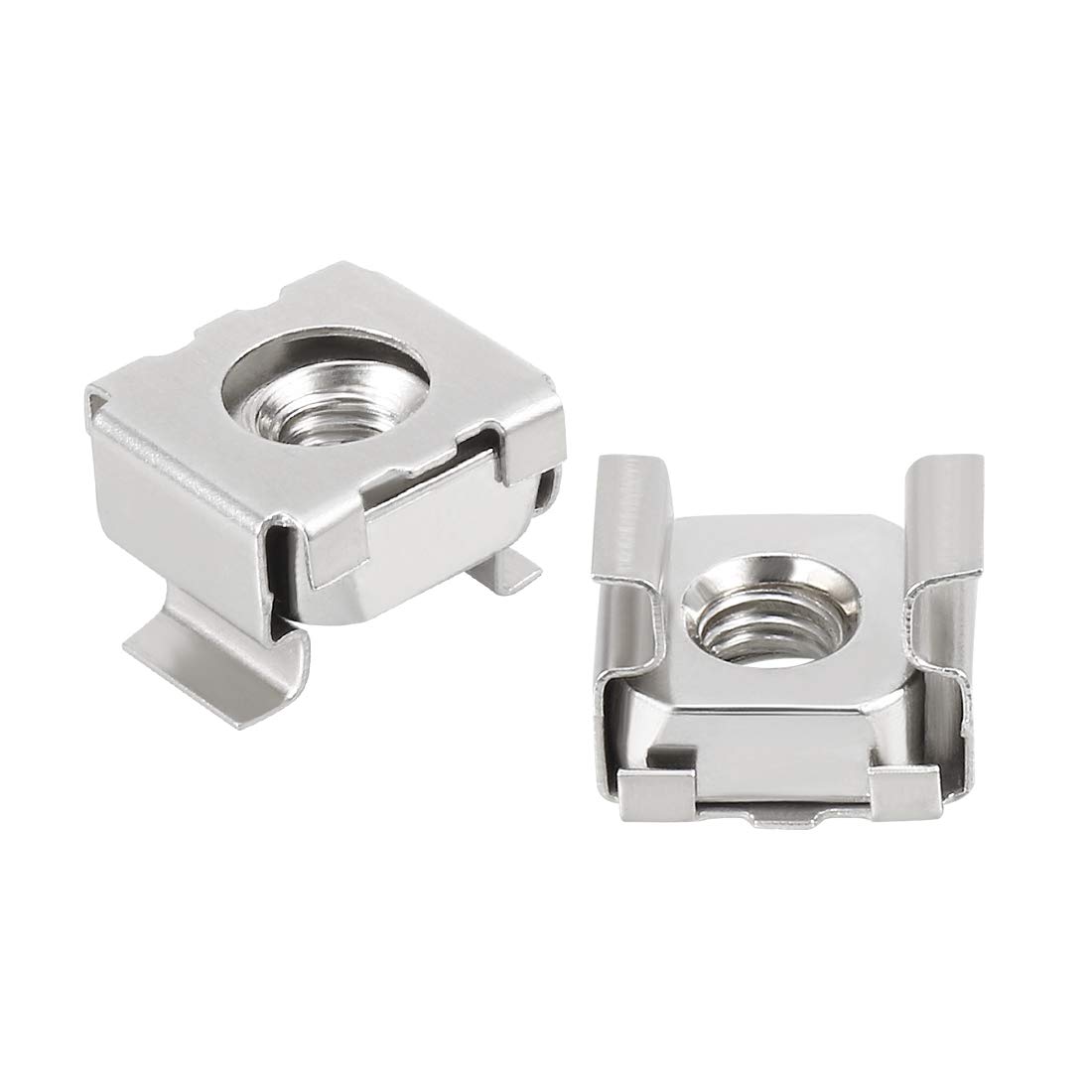 uxcell 35 Pack, M5 Cage Nut, 304 Stainless Steel for Server Shelf Cabinet