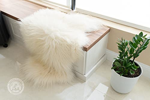Genuine Icelandic Sheepskin Rug XL Soft Premium Quality Area Rug Chair Cover