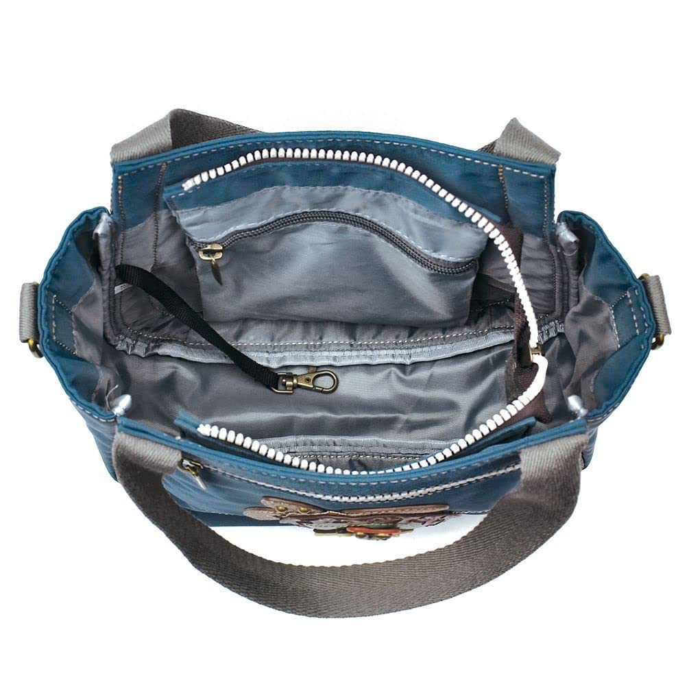 Chala Group Handbags Turtle CV Venture Mini Carryall Handbag, Crossbody Purse