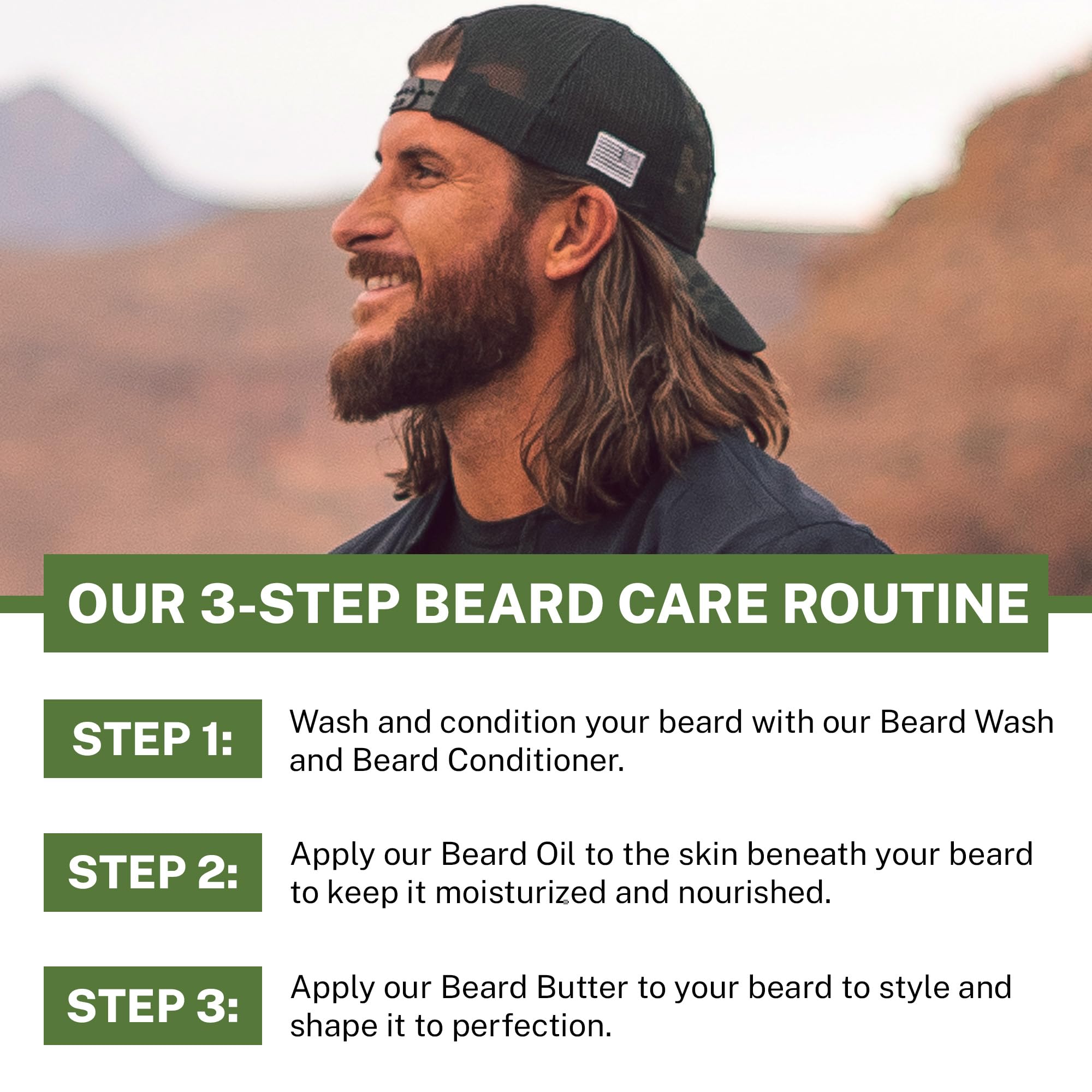 Live Bearded Beard Wash, 8 fl oz - Water-Based Face Cleanser with All-Natural Ingredients for a Gentle, Deep Clean - Made in the USA | Executive Scent - Cedar, Vanilla