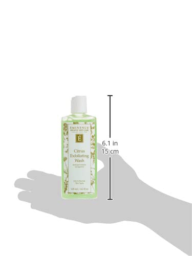 Eminence Organic Skincare Citrus exfoliating wash 4.2oz, 4.2 Ounce