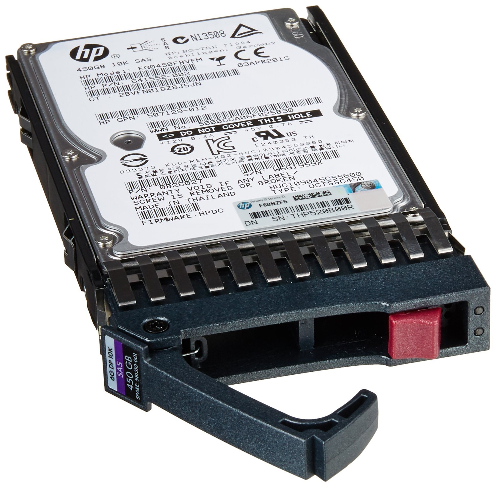 HP 581310-001 450GB 10K DP 6G 2.5IN SAS