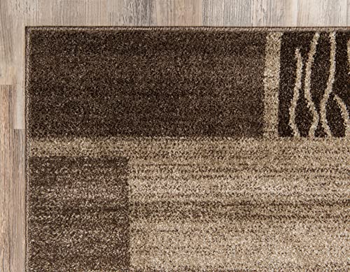 Rugs.com Angelica Collection Rug β 3' x 5' Dark Beige Medium Rug Perfect for Entryways, Kitchens, Breakfast Nooks, Accent Pieces