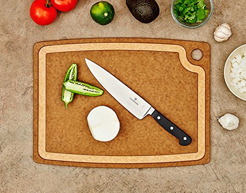 Epicurean Gourmet Series Cutting Board, 17.5-Inch by 13-Inch, Nutmeg/Natural