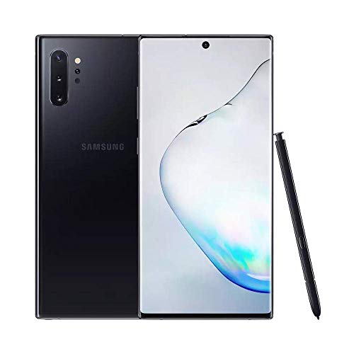 Samsung Galaxy Note 10+ Plus (5G) Single-SIM SM-N976U 256GB Factory Unlocked 5G Smartphone - (Aura Black) (Renewed)